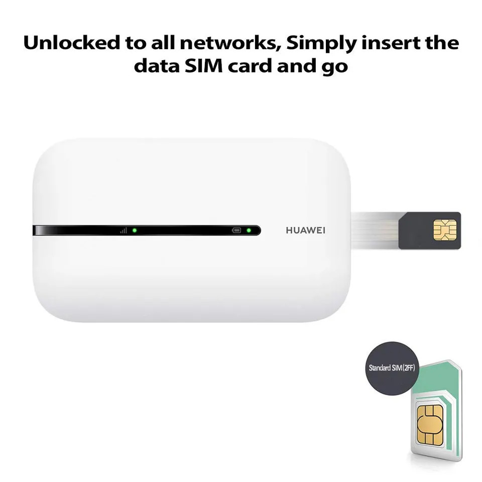HUAWEI E5576-320 5GHz Unlock Router CAT4150Mbps 4G LTE مع بطارية 1500mAh